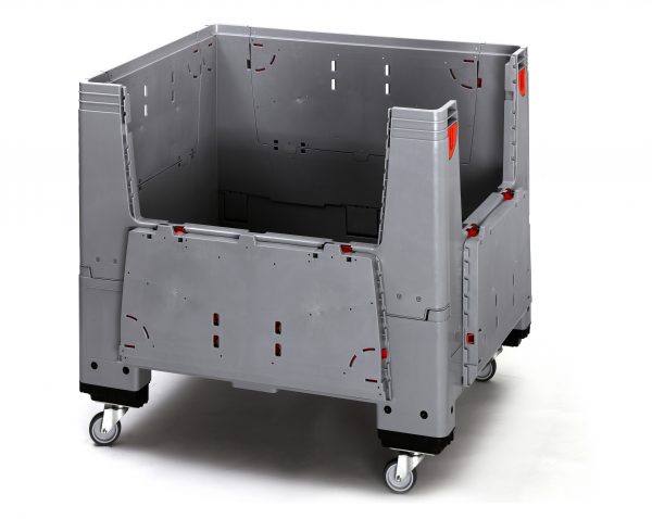 Collapsible Pallet Boxes with Flaps | New Pallet BoxesPlastic Pallets Ltd
