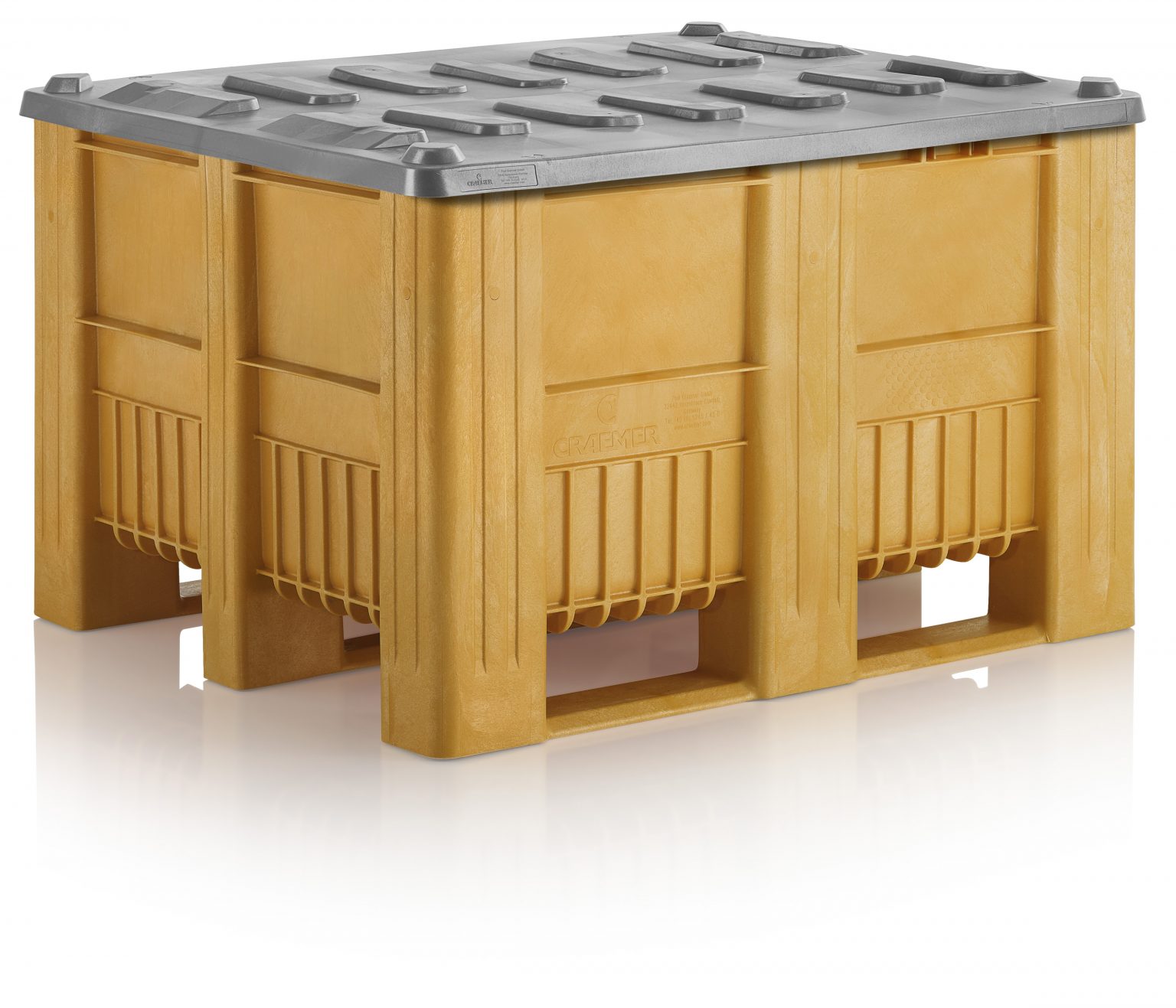 Dolav Boxes With Skids One Piece APCB3Y | standard sizePlastic Pallets UK